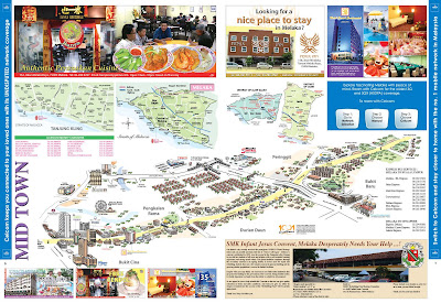 Melaka World Heritage City: 30th Edition Melaka Street Map