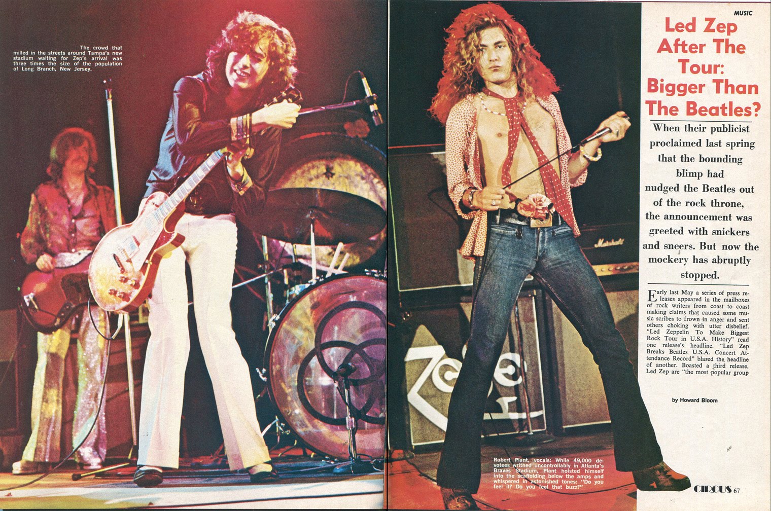 DAVID'S ROCK SCRAPBOOK: LED ZEPPELIN at KEZAR, SF 6/2/73