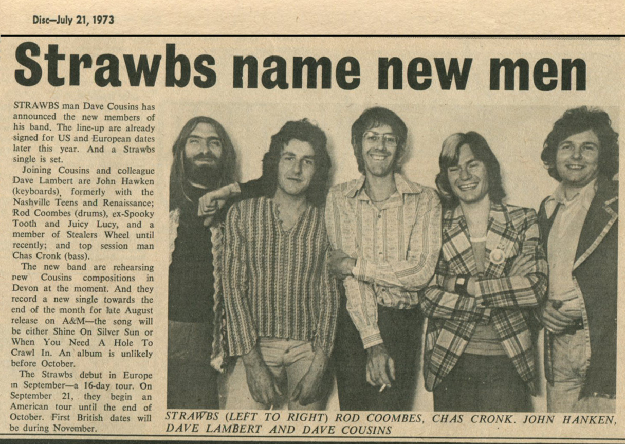DAVID'S ROCK SCRAPBOOK: STRAWBS