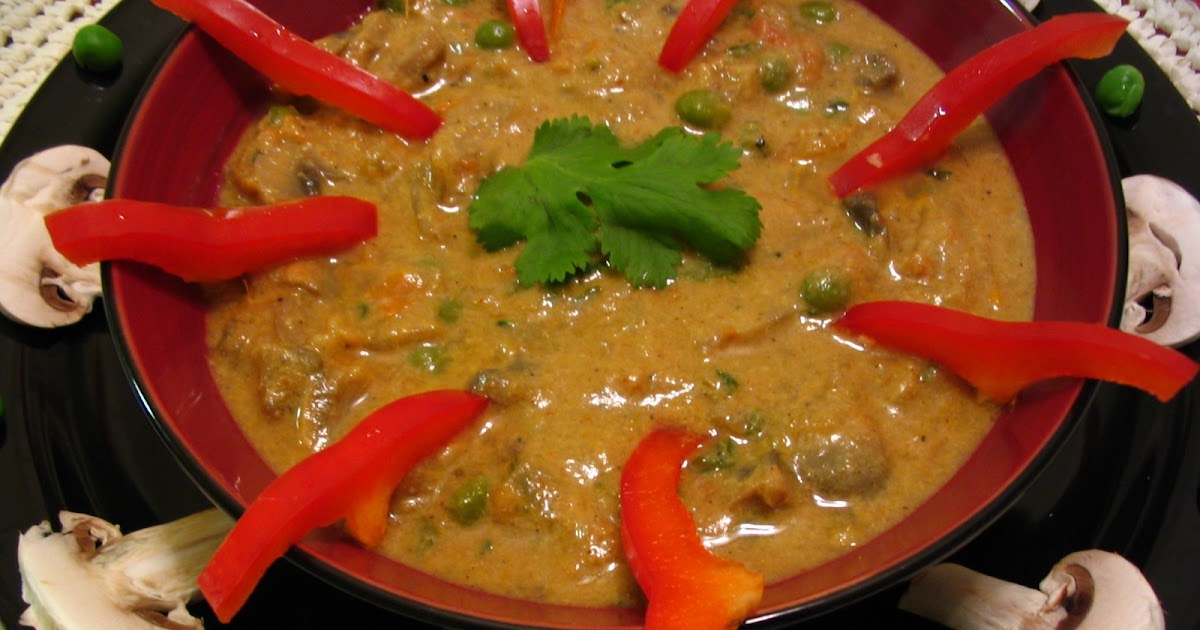 Dishesfrommykitchen: MILKY MUSHROOM MUTTER CURRY