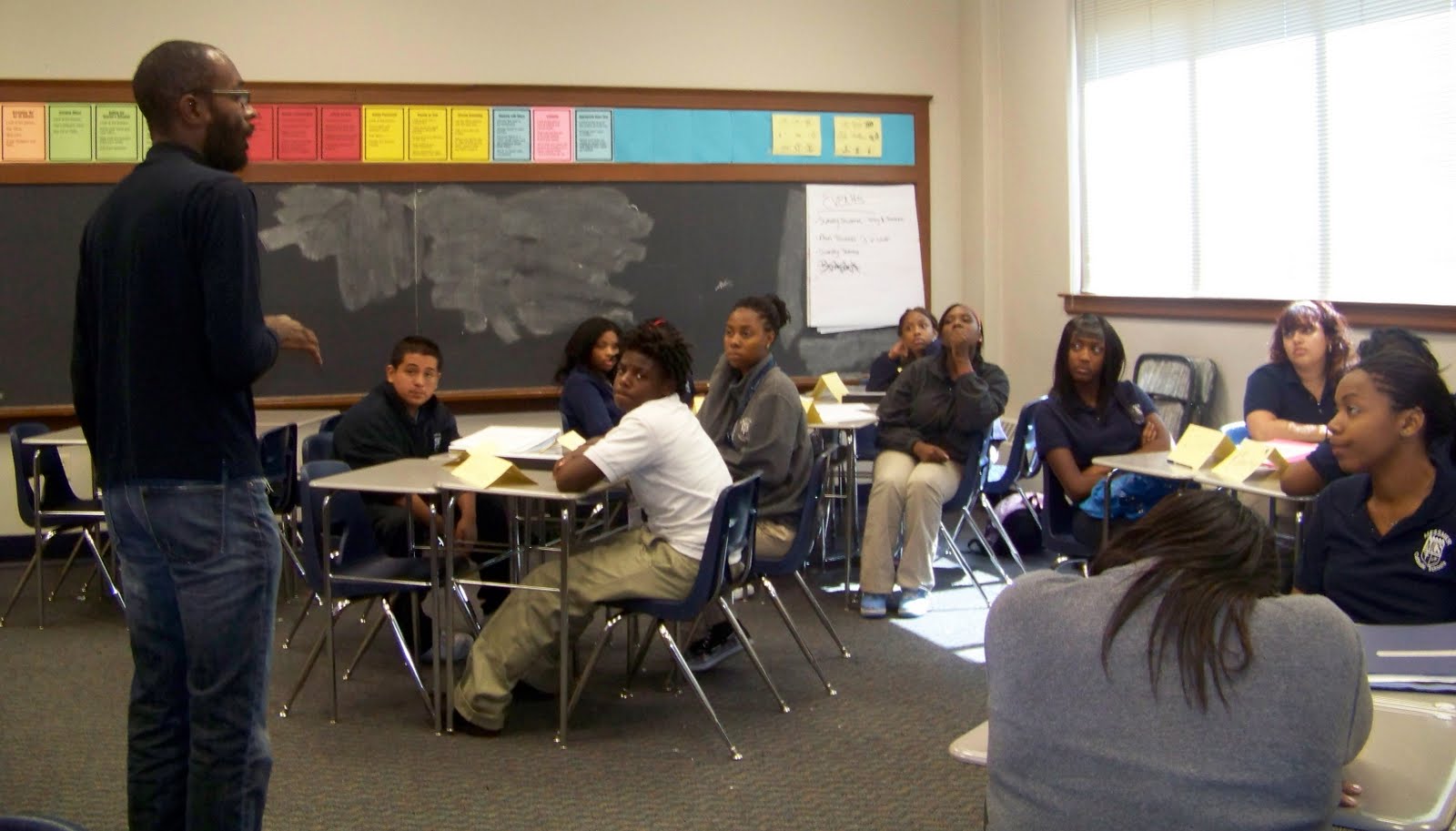 Messmer High School News: Reporter Visits Media Class