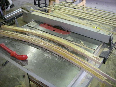 Building an Enigma 460: Laminating Hatch Beams