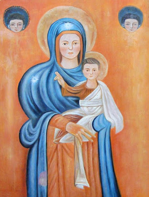 Our Lady Of Ilige: Our Lady of Ilije the Patriarchal Maronite icon