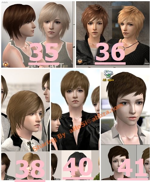 MoAndMoc.blogspot.com: Sims 2-Male- Hair