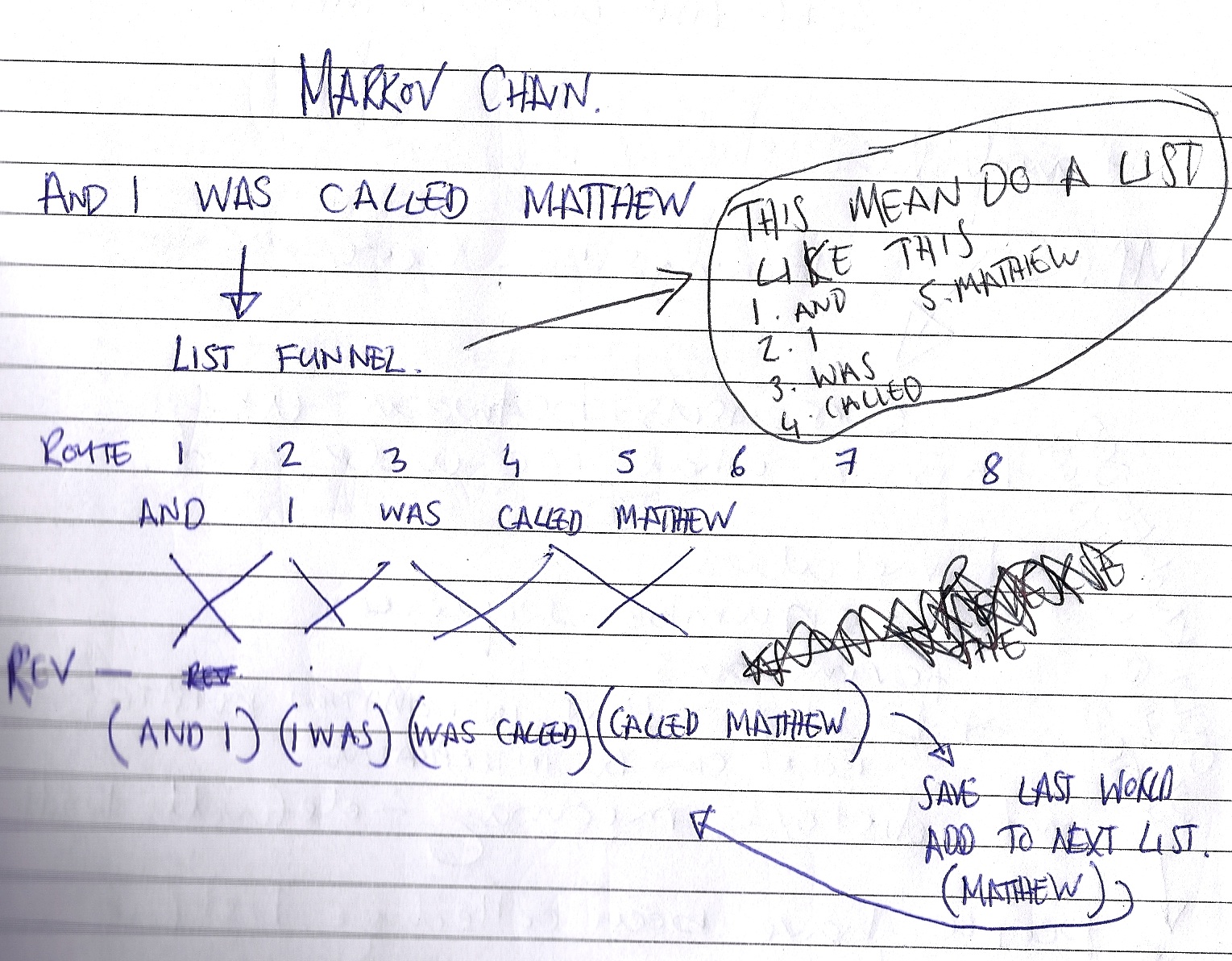 making friends and enemies: Markov chains