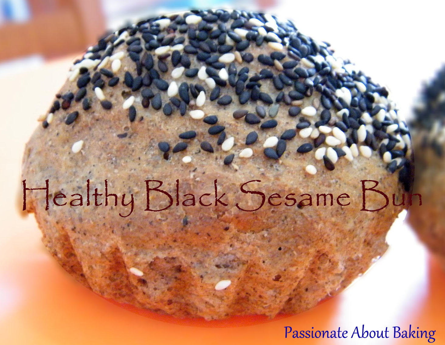 Black Sesame Healthy Bread | Passionate About Baking