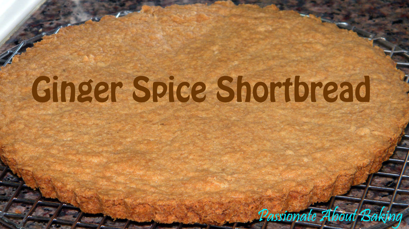 Ginger Shortbread | Passionate About Baking