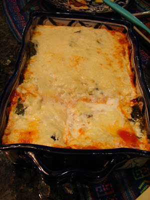 Texas-to-Mexico: Aztec Pie, warm dish for a cool evening.