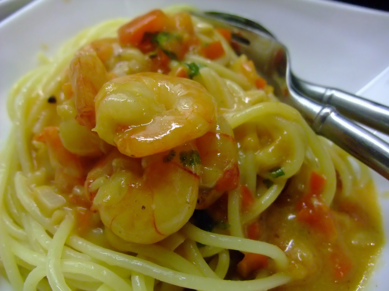 Jaana's kitchen: Prawn & Garlic Spaghetti