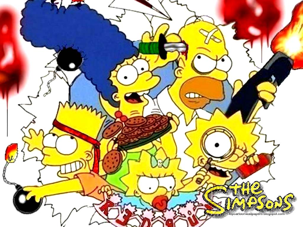 Top Cartoon Wallpapers: Simpsons Family Wallpapers