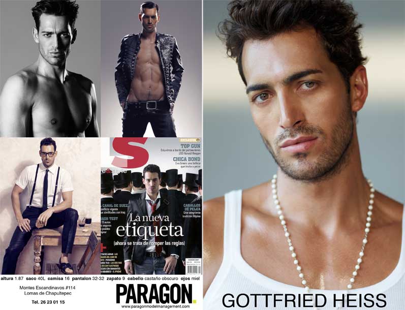 PARAGON MODEL MANAGEMENT: Now representing Gottfried Heiss