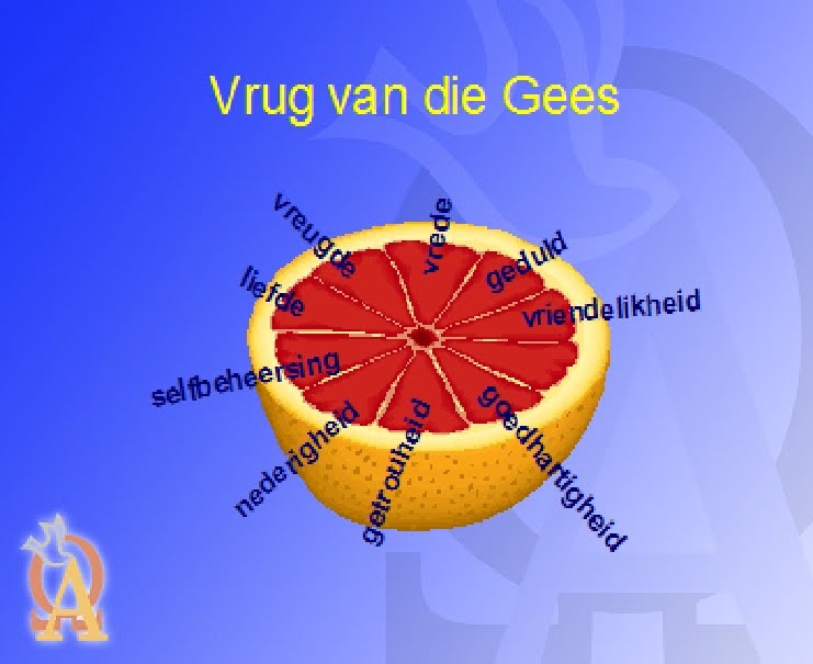Erediensblog: Werk van die Heilige Gees (02): Vrug van die Gees