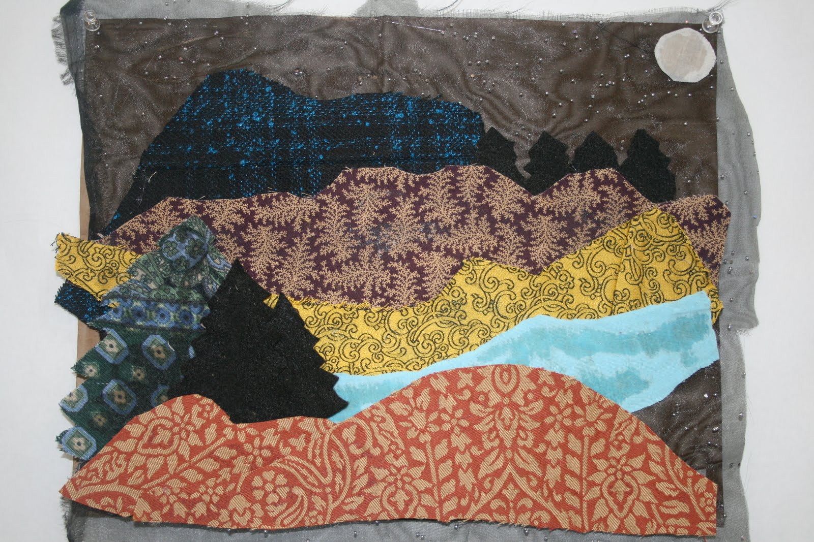 Salmon Sewing: More fabric landscapes