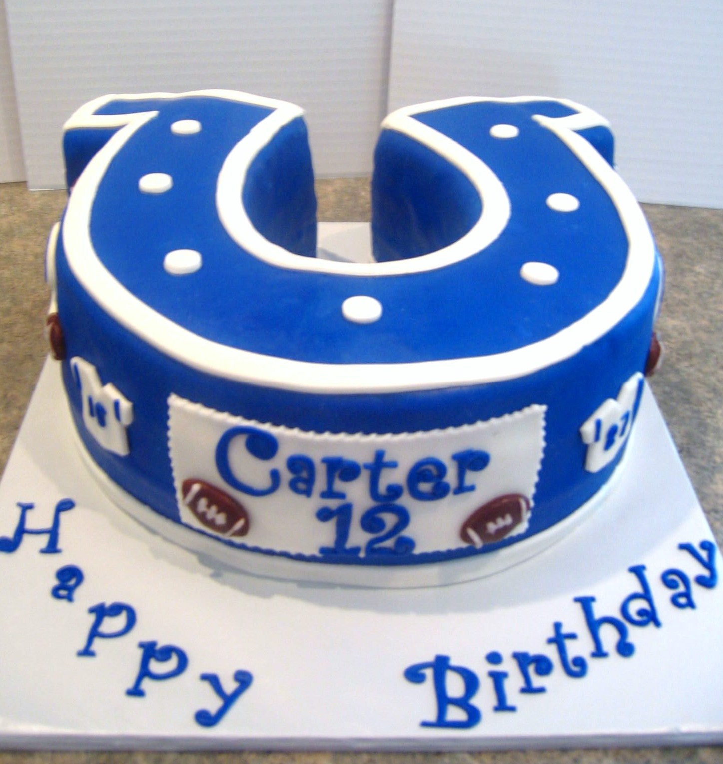 1000+ images about Colts Cakes on Pinterest | Indianapolis colts ...