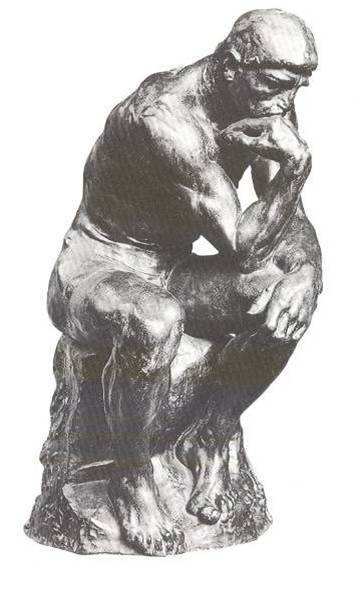 Rodin The Thinker Drawing