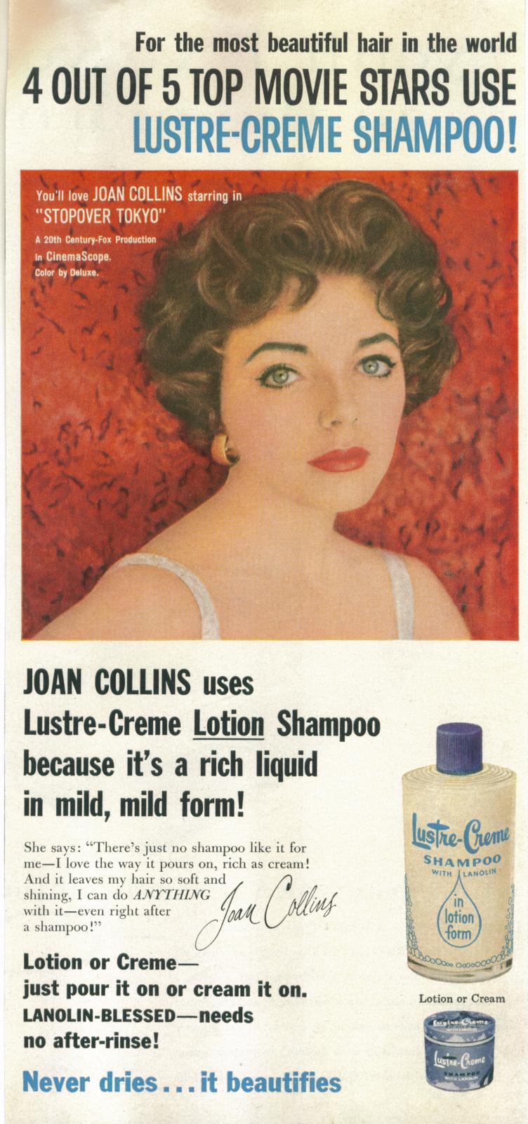 LEGENDARY DAME!: VINTAGE JOAN : LUSTRE CREME 1957