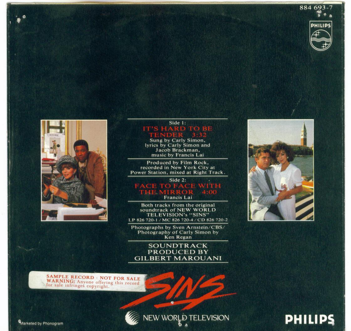 LEGENDARY DAME!: PROMO FLASHBACK : SINS ( 1986 )