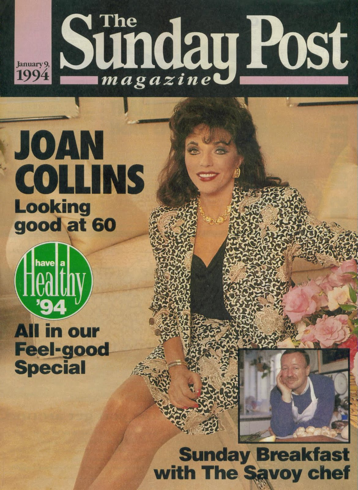 LEGENDARY DAME!: ON THE COVER : THE SUNDAY POST MAGAZINE .. JANUARY 1994