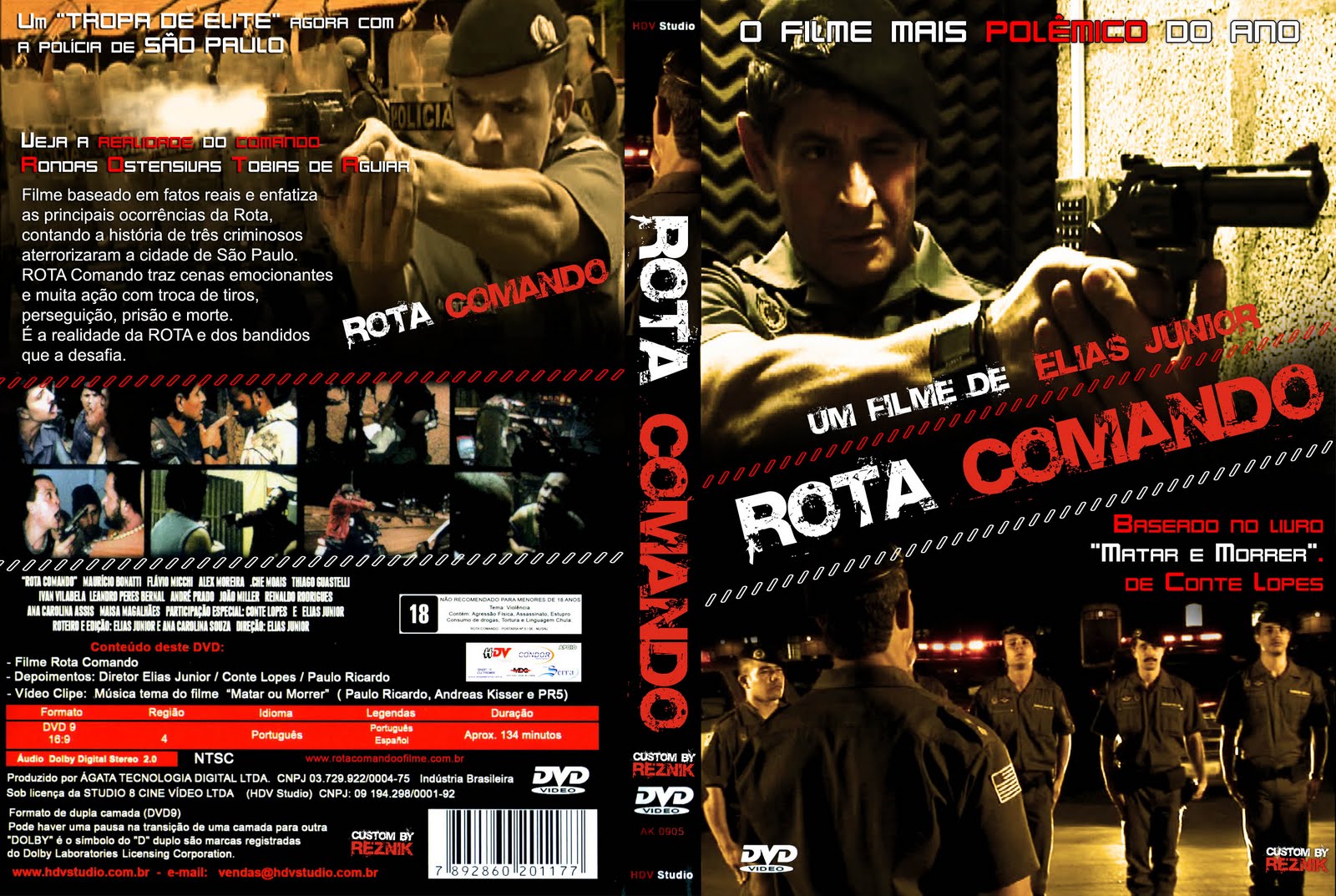 Capas Filmes Policial: Rota Comando