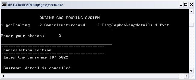 Visual C++ Program for the Implementation of Online Gas Booking System ...