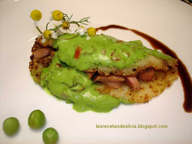 Las recetas de Silvia: Tortitas de mandioca rellenas en salsa cruda de ...