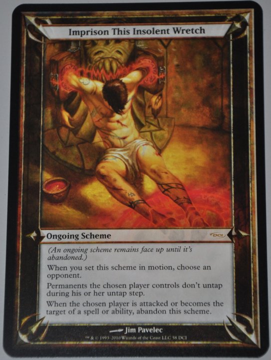 Vergil's Magic Emporium: New Archenemy Promotion Card - Imprison this ...