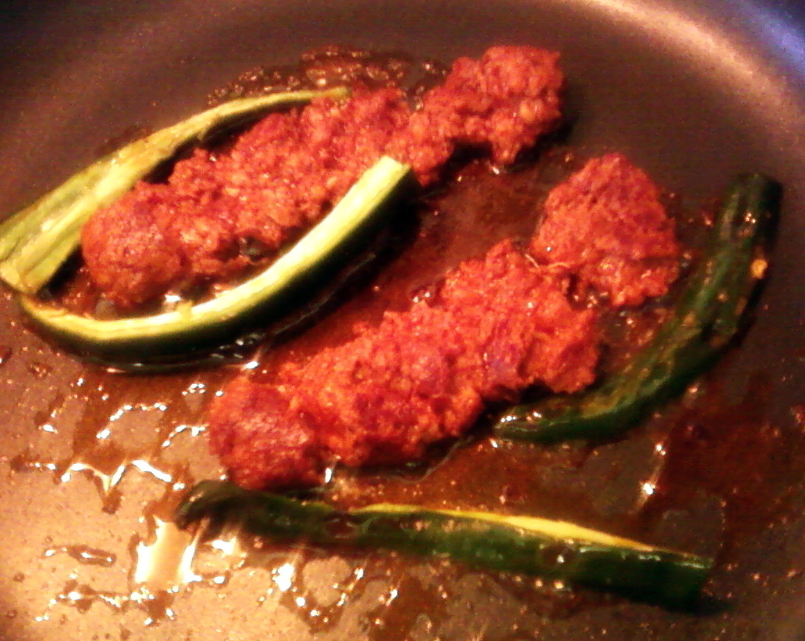 sausage and chorizo: Breakfast time with chilaca