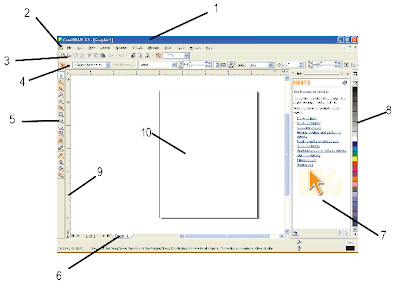 MARI BELAJAR BERSAMA: Lembar Kerja CorelDRAW X3
