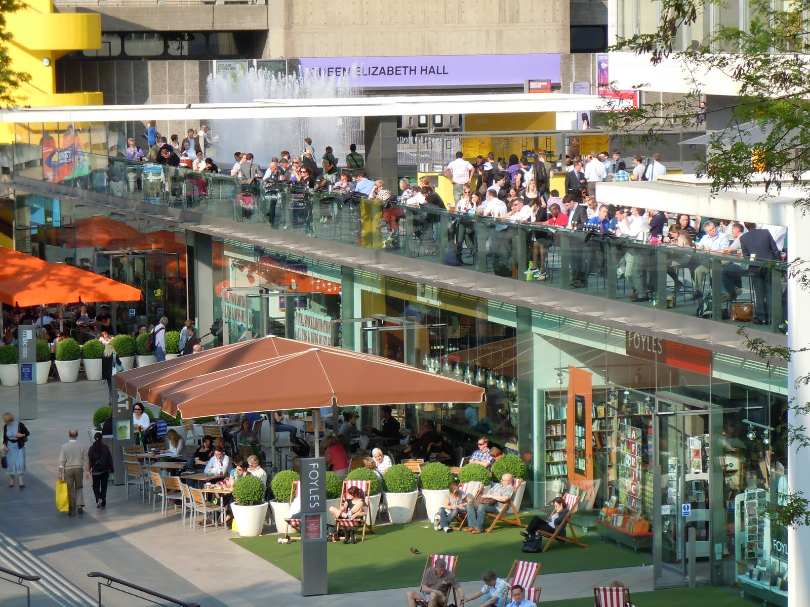 Layman's London: Riverside Terrace Cafe, Royal Festival Hall,