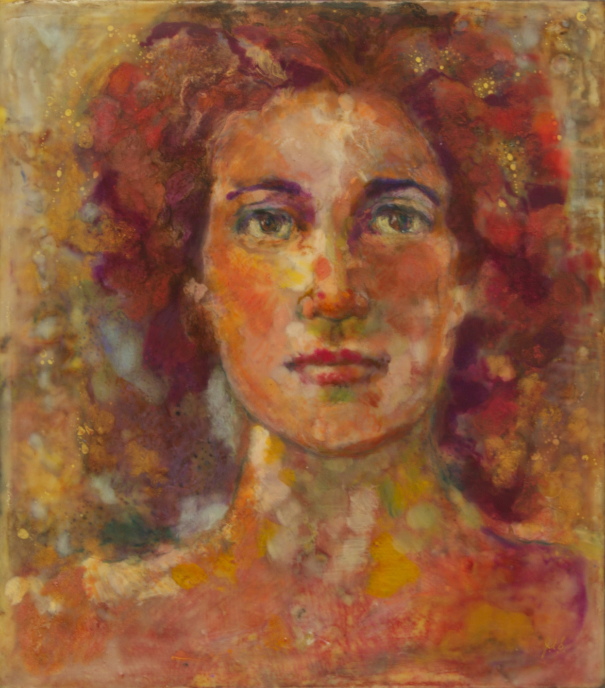 Modern Encaustic Portraits