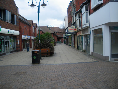 Crewe Town Photographs: Crewe Town Center on a Sunday February 09
