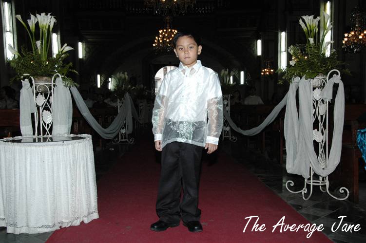 The Average Jane: My Ring and Coin Bearers' Barongs from Baclaran