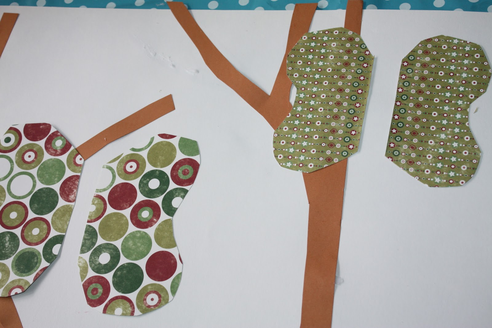 Kids Love Craft: Butterfly kids craft with lentil trees / leaves
