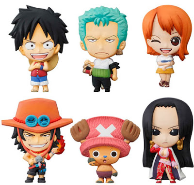 Disney Anime Toys - DAT: One Piece 3D Super Deformed Magnet + Memo Pad