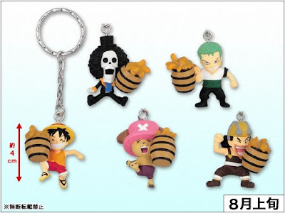 Disney Anime Toys - DAT: Banpresto One Piece Keychain Set Of 5