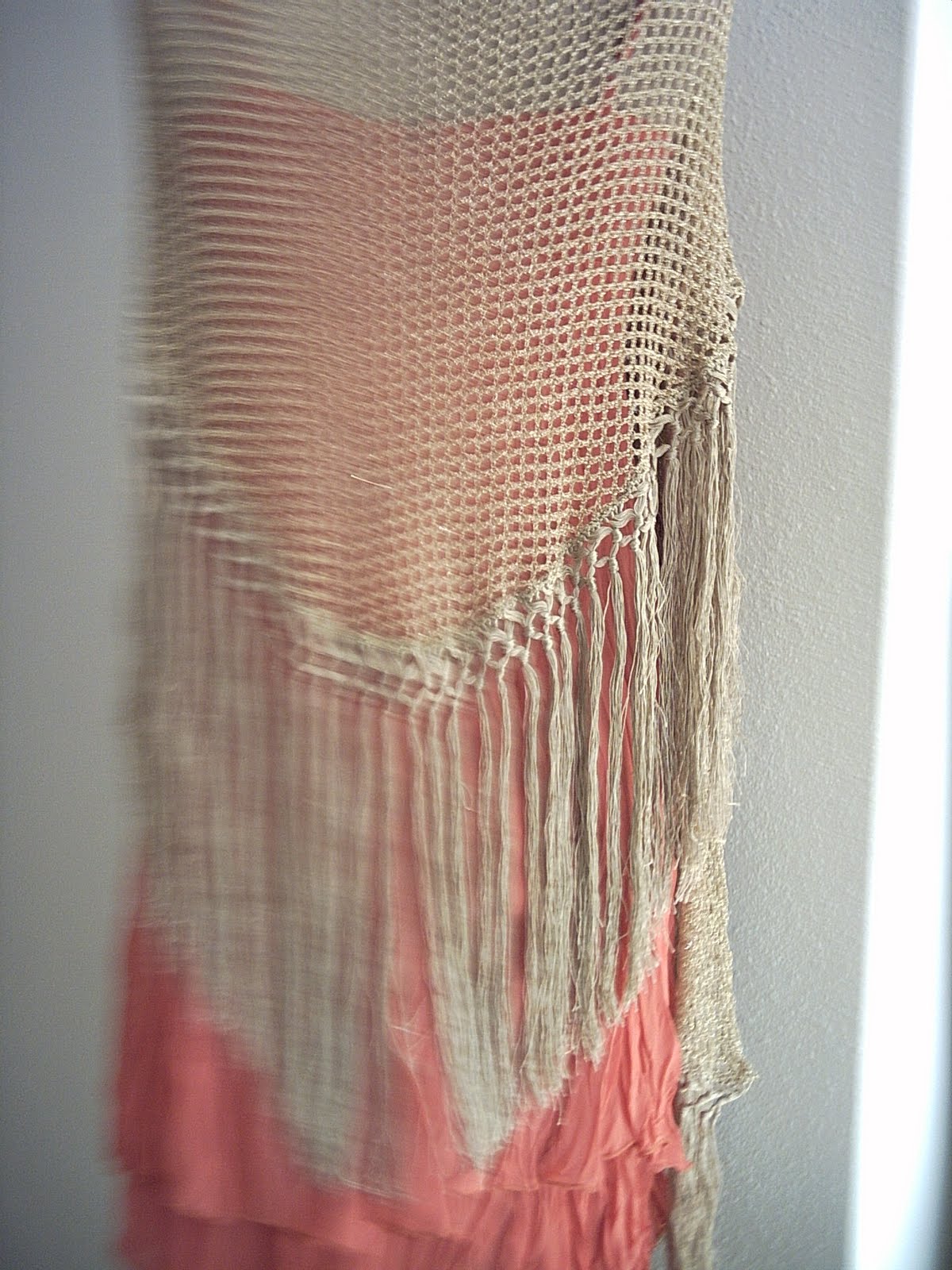 Los Flecos (divertidos y elegantes): FLECOS PARA UN CHAL VINTAGE