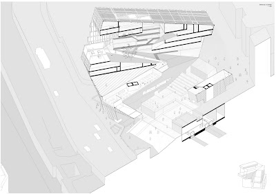 Journey to the Floating World: Street as a Corridor / 1:200 Axonometric ...