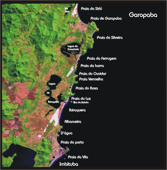 Playas de Brasil: Playas del "litoral sur" de Santa Catarina entre ...