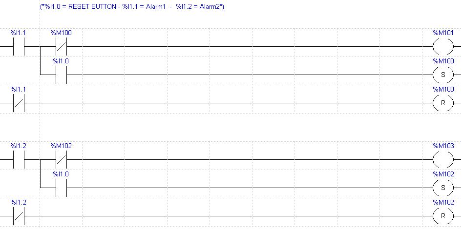 PLC (PAC) - SCADA solutions: IMPLEMENTING ALARM (LADDER) IN PLC
