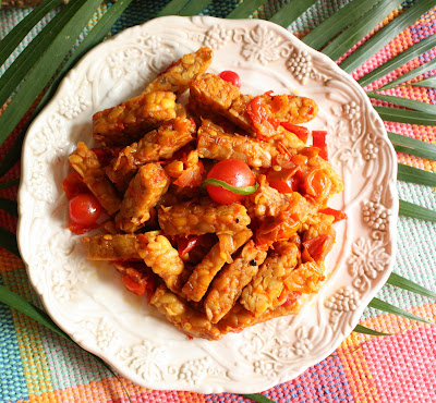 Cherry on a Cake: SAMBAL LADA TEMPEH - CHILLIE TEMPEH