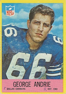 1967 Football Cards: Dallas Cowboys