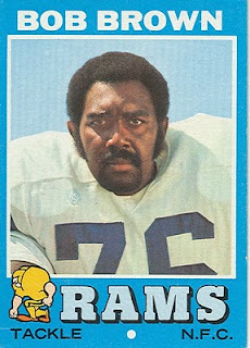 1971 Football Cards: Los Angeles Rams