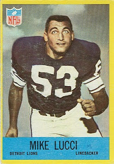 1967 Football Cards: Detroit Lions
