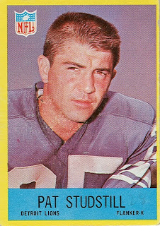 1967 Football Cards: Detroit Lions