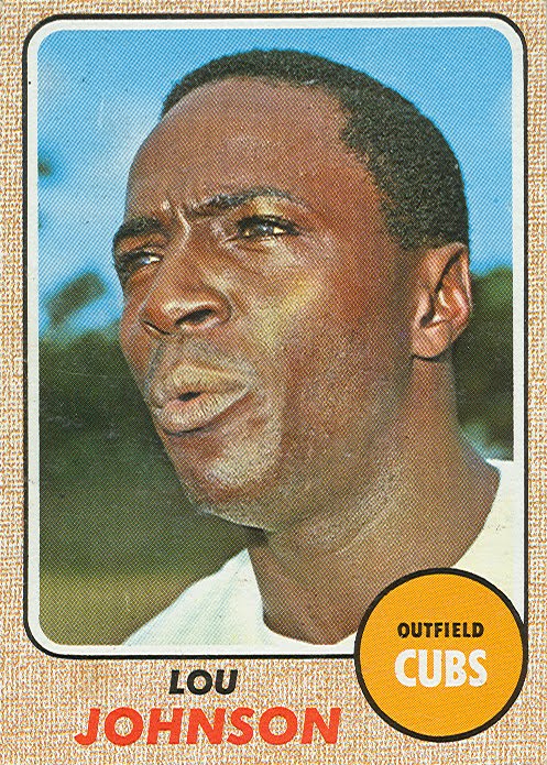 1968 Topps Baseball: Lou Johnson (#184)