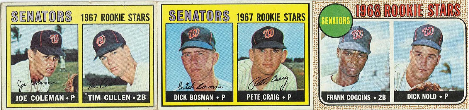 1967 Topps Baseball: The 1967 Senators