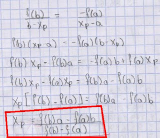 6S11 Métodos Númericos: Método de la Falsa Posición(Regla Falsi)