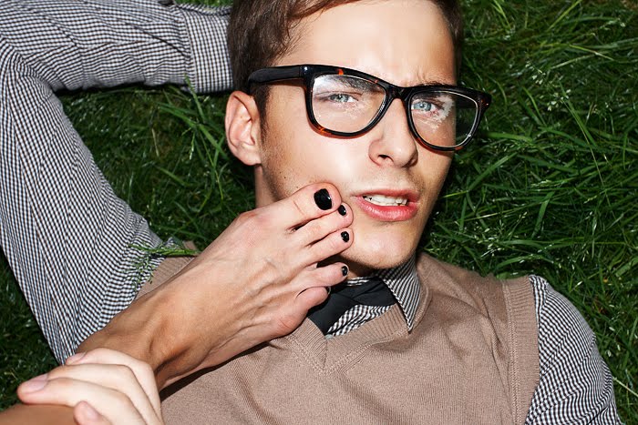 Guys With Glasses: Foot in Face