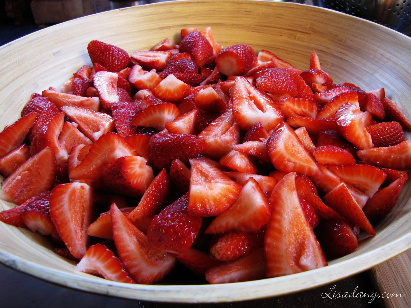 Dang It Delicious: Fruity Berry Lychee Salad