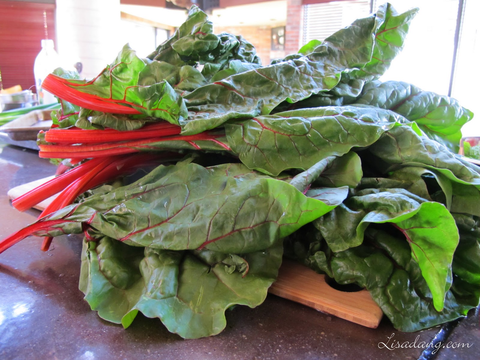 Dang It Delicious: Seared Red Chard